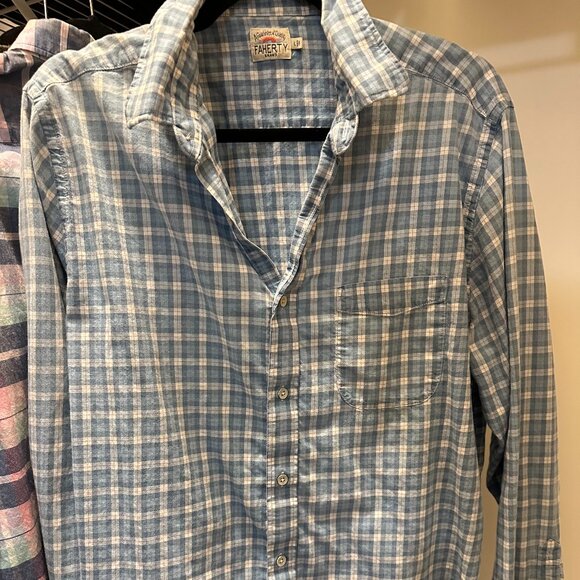 Faherty | Shirts | Faherty Mens Long Sleeve Button Down | Poshmark